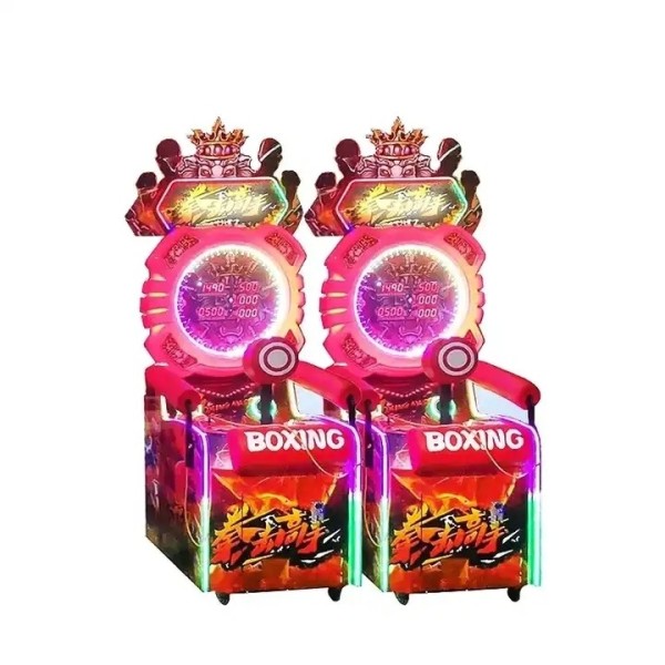 Quality Amusement Park Power Boxing Punch Machine Arcade 110V for sale