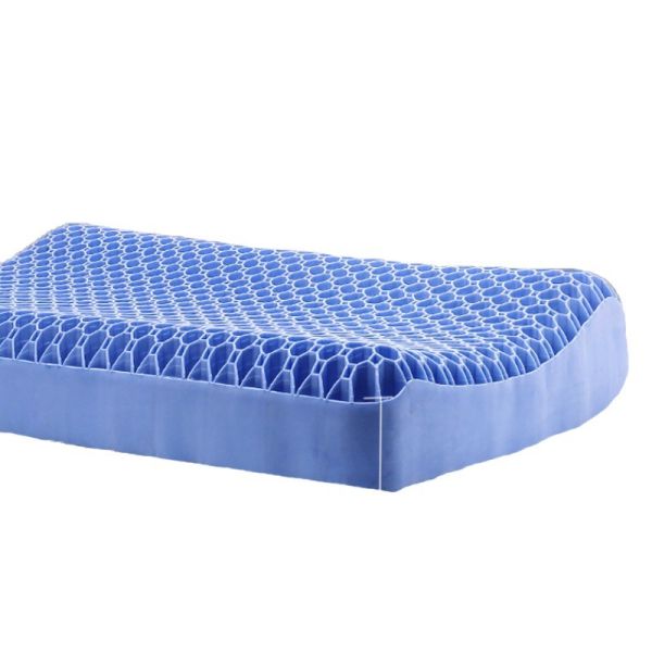 Quality Custom 3D TPE Pressure Relief Gel Cooling Sleeping Pillow for Sale 3.5kg Rectangle for sale