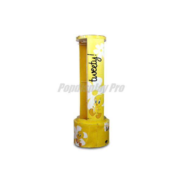 Quality Rigid Recyclable Cardboard Merchandising Displays Round Base With 40 Hooks for sale