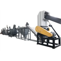 Quality 500KG/H Plastic Pet Bottle Recycling Machine Pelletizing 150kw Washing for sale