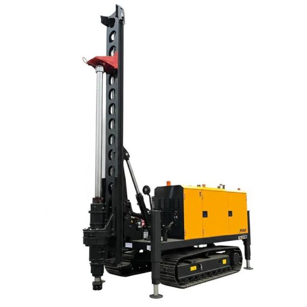 Quality Swing Speed 45-70rpm Crawler Water Well Drilling Rig Rotating Torque 6500-9000N.m Jacks Stroke 1.45m for Smooth Drilling for sale