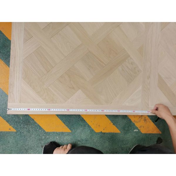 Quality Unfinished Oak Versailles Panels Flooring With Internal Bevels for sale