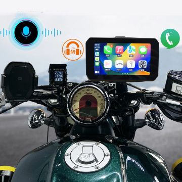 Quality 5-Inch Touch Motorcycle GPS Navigator Waterproof and CarPlay/Android Auto for sale