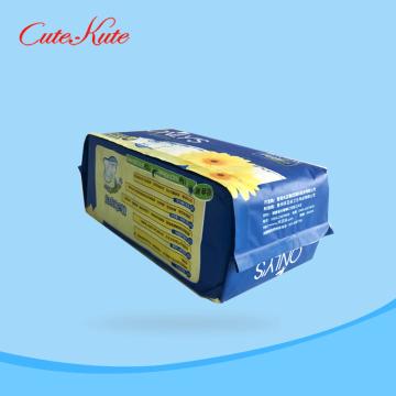Soft Bamboo Disposable Sanitary Pads Super Thin Anion Extra Wings