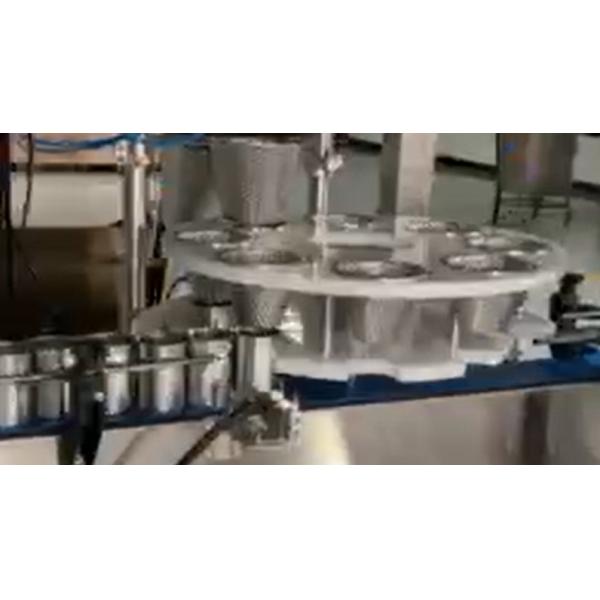 Quality Customized SS304 10 Bags / Min Automatic Can Filling Machine for sale