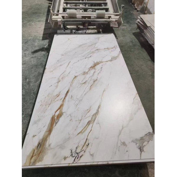 Quality UV marble sheets 3mm thickness PVC solid covering for background for sale