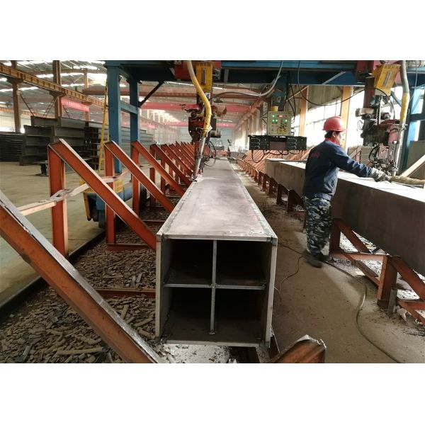 Quality Steel Box Beam Structural Steel Beams And Columns Welded Box Steel Column for sale