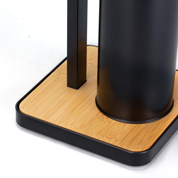 Quality 21*18*67cm Multifunctional Matt White Toilet Roll Holder Stand And Bamboo Toilet for sale