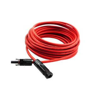 Quality High Resistant DC Photovoltaic Solar Panel Extension Cable Wire 4mm 6mm 10 AWG for sale