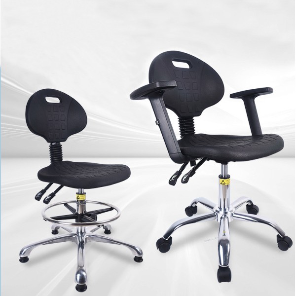 Quality 360mm Back PU Lab Antistatic Chairs for sale