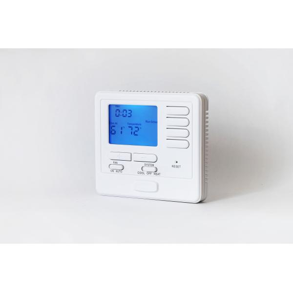 Quality 2 Heat 2 Cool Digital Gas Heater Thermostat 24V With Blue Backlight  sately Low voltage for sale