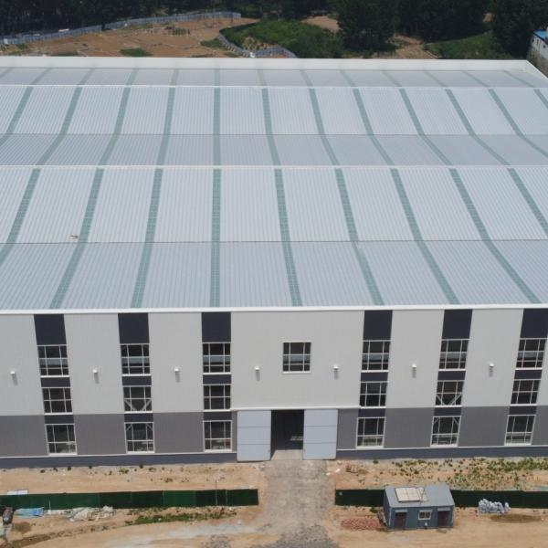 Quality Large Span Steel Factory Buildings with Mezzanine DIN Standard for sale