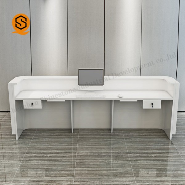 Quality Extremely Durable Hotel Reception Counter Front Reception Desk for sale