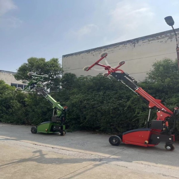 Quality 3.5 Meters Auto Electric Mobile Glass Vacuum Lifter Robot With Suction Cup for sale