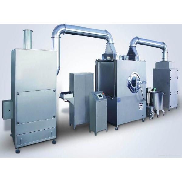 Quality High Output Intelligent Film Coating Machine Chocolate Coater 150kgs/time for sale