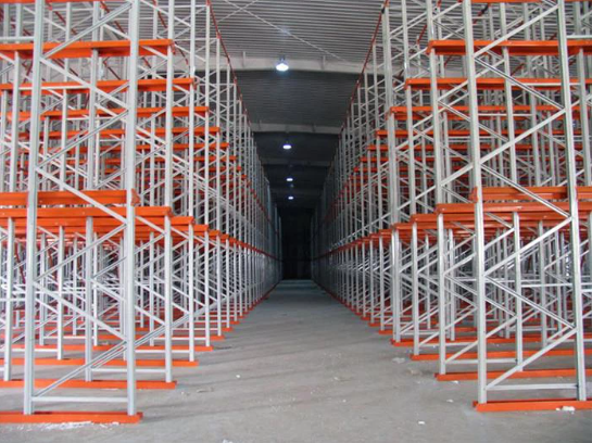 Quality Multiple Level Drive In Warehouse Racking Storage Solution For Cold Chain for sale