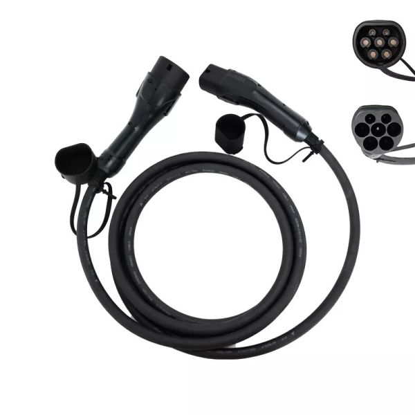 Quality IP67 Electric Vehicle Type 2 Cable IEC 62196 3 Phase 32A EV Charging Cable for sale