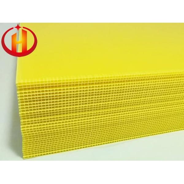 Quality Custom Non Toxic Durable Yellow Correx Sheets Fireproof for sale