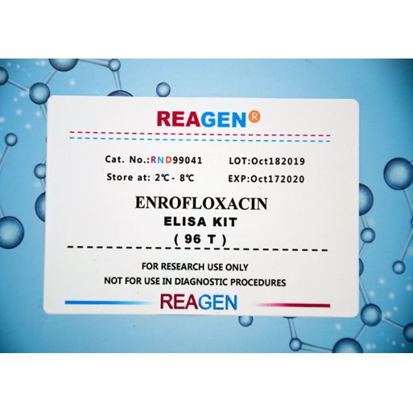 Quality Food Safety Enrofloxacin ELISA Test Kit Rapid Assay Protocol With Strong for sale
