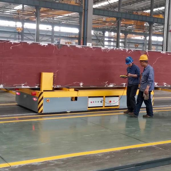 Quality 20 Tons Concrete Mould Rail Transfer Trolley Using In Painting Workshop ISO9001 for sale
