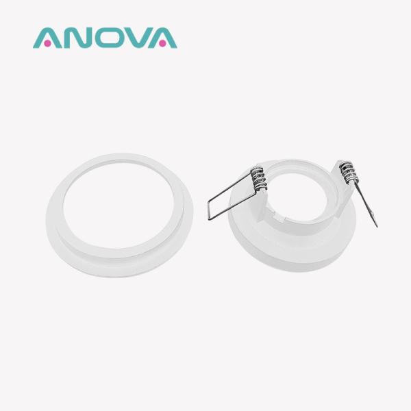 Quality Anti-Glare Recessed Spotlight Frame Semi-Recessed GU10/MR16 Compatible for sale