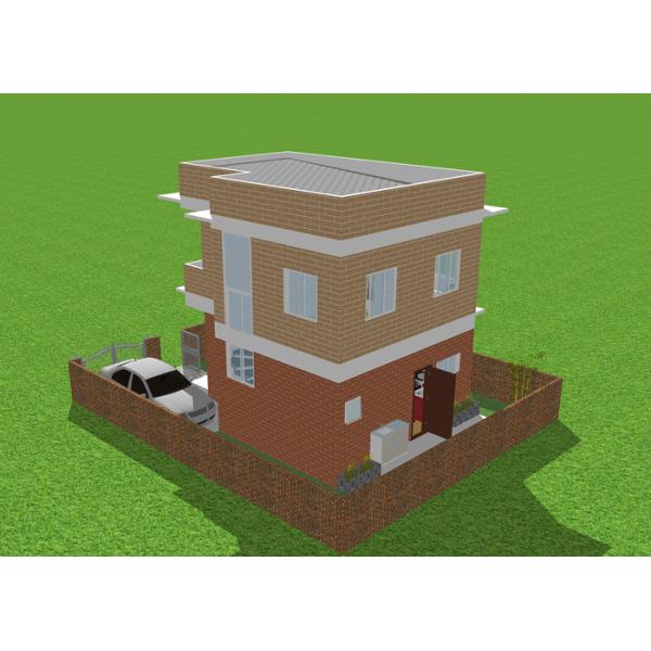 Quality Prefab Hot Dip Galvanized Lightweight Steel Structure Villa Duplex Apartment for sale