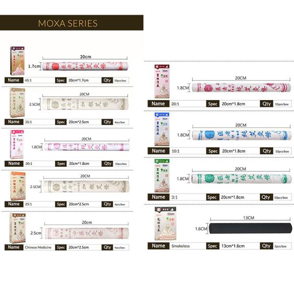 Quality Professional Moxibustion Stick Moxa Therapy for Chinese Medicine Certification for sale