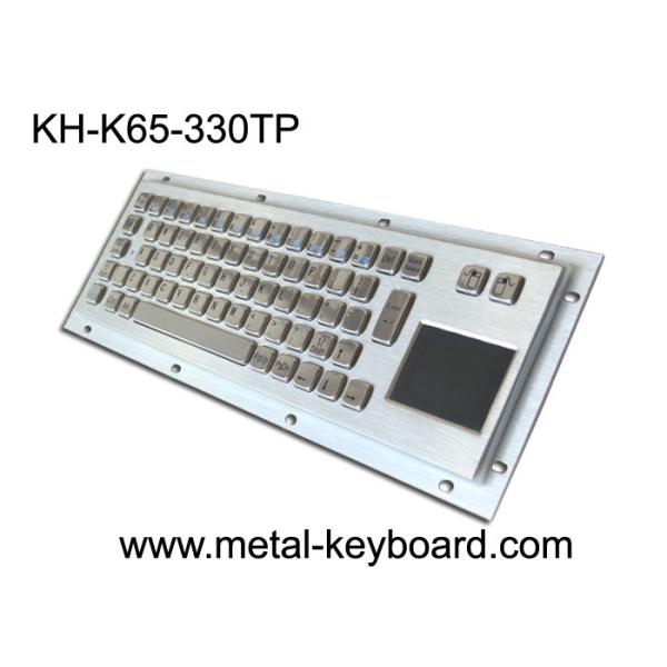 Quality Rugged Industrial Keyboard with Touchpad , Stainless Steel Material for sale