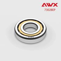 Quality 15 Degree Single Row Angular Contact Bearing 7302BEP Customized Acceptable for sale