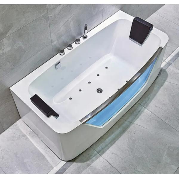 Quality Sophisticated Look Rectangular Whirlpool Tub Rectangle Jacuzzi Bathtub for sale