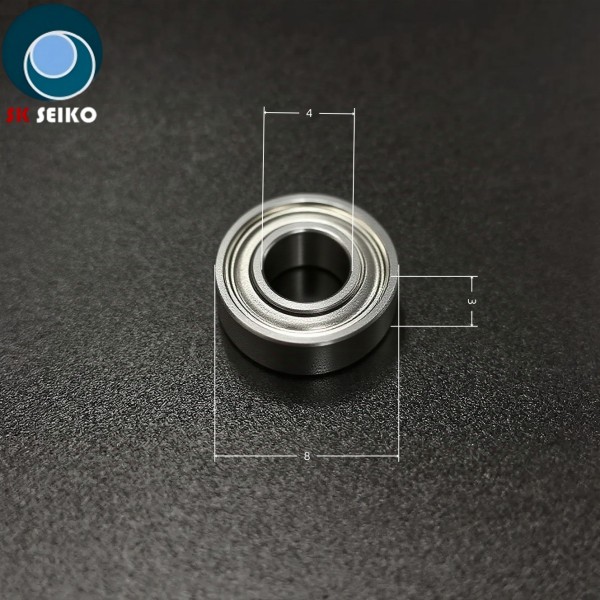 Quality SMR84ZZ  4*8*3 Dental Handpiece Bearing Low Speed Stainless Steel Double Shield Deep groove Ball Bearing for sale