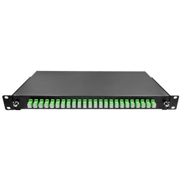 Quality 24 Ports SC/APC ODF Rack Fiber Patch Panel 1U 19 Inch Standard Frame Type Pull - for sale
