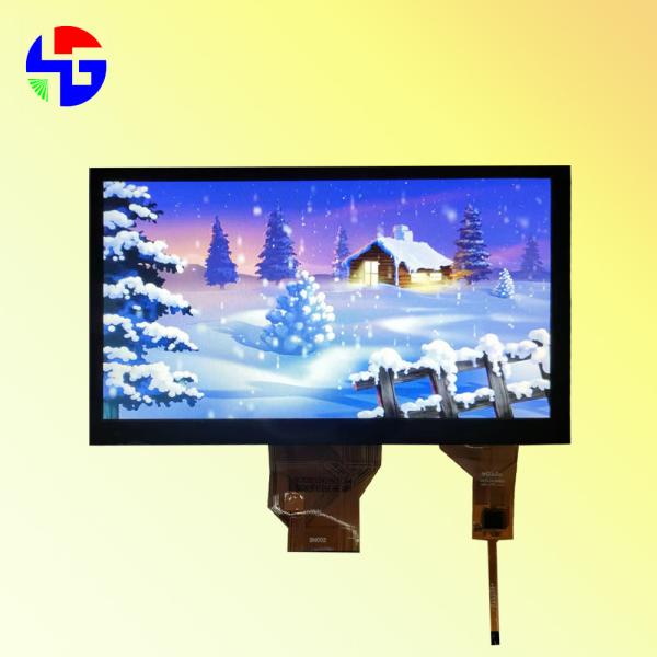 Quality 7.0 Inch High Brightness TFT Display Ultra Wide Angle View 800x480 for sale