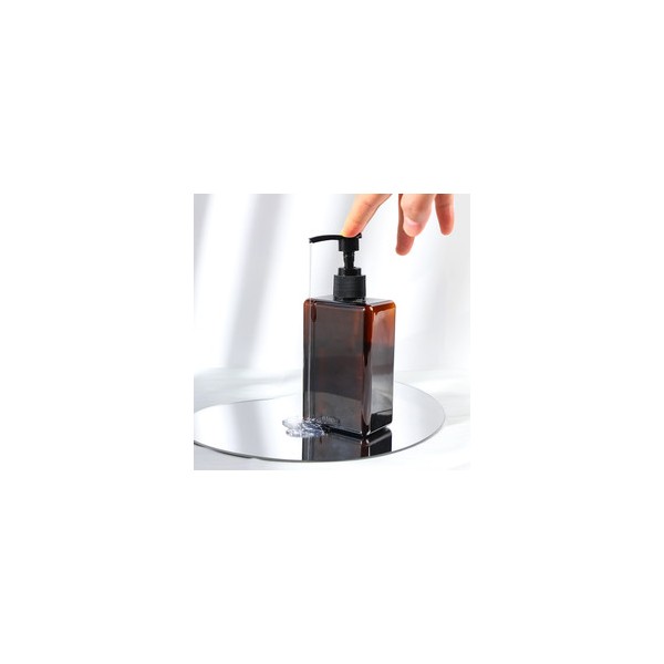 Quality 280ml PET Empty Bottle Cosmetic Custom Flat Square Dropper Spray Bottle for sale