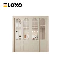 Quality Interior Casement Swing Clear Glass French Doors Double Panels 6ft 9ft for sale