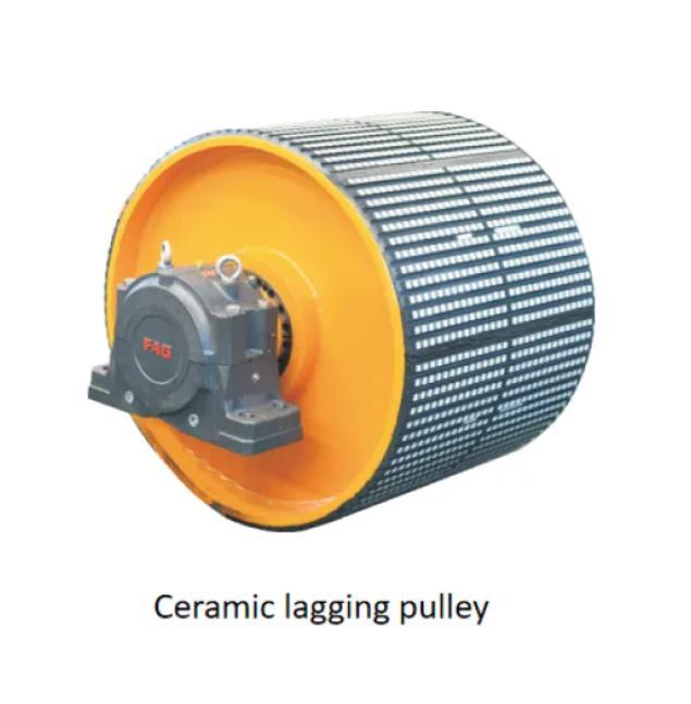 Quality Ceramic Rubber Lagging Drum Pulley for Mining with Superior Traction and for sale
