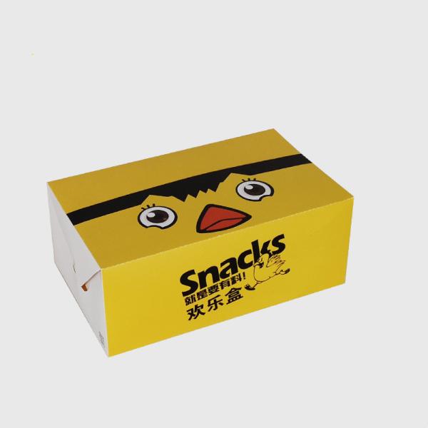 Quality Eco Friendly Paper Fried Chicken Boxes Clamshell For Food Packaging for sale