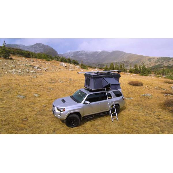 Quality Windproof OverRoam Automatic Roof Top Tent With Aluminum Telescopic Ladder for sale