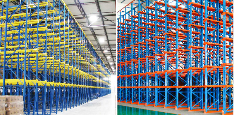 Drive Through Rack Heavy Duty Pallet Rack  Warehouse Storage Racking