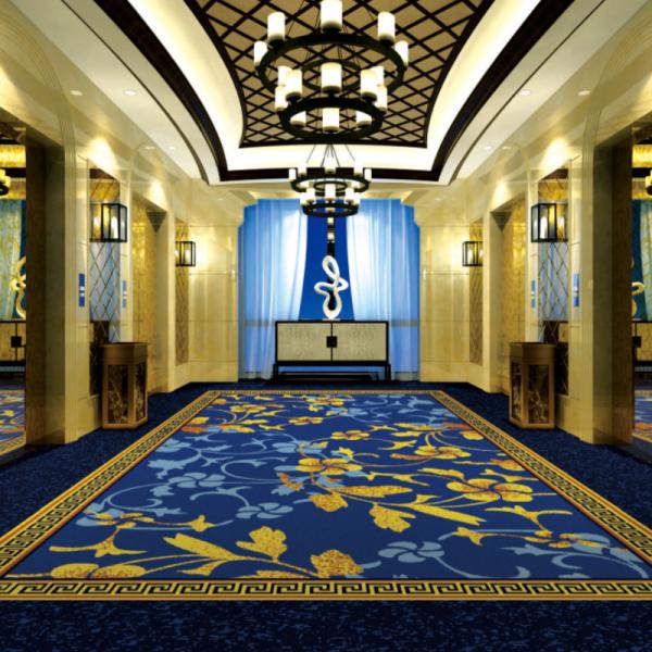 Quality CLASSIC Style 80% Wool 20% Nylon Printed Axminster Carpet for Hotel Broadloom for sale