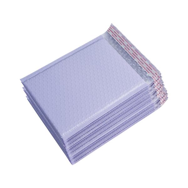 Quality Self Sealing Purple Large Bubble Poly Mailers Thickness 140g for sale