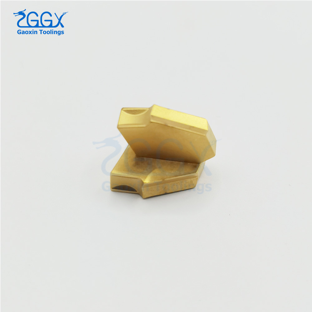 Quality Golden CNC Lathe Parting And Grooving Inserts for sale