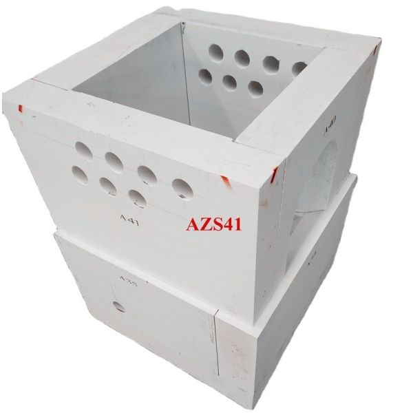 Quality Customized Size Refractory Brick for Auto Glass Run Channel Fused Cast Skid Rail for sale