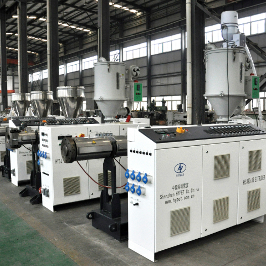 Quality Shenzhen HYPET High Efficient Single Screw Extruder For PPR Pipe Extrusion Line for sale