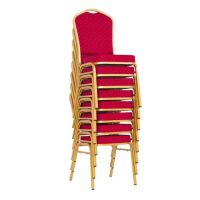 Quality Fabric Red Banquet Chairs Wedding Stackable Banquet Chairs Wholesale for sale