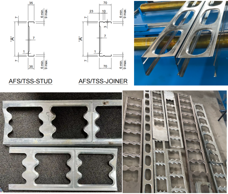 Logical wall structural wall stud and track 
