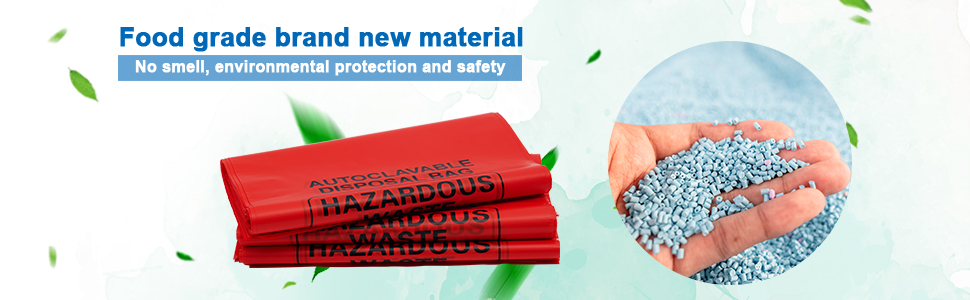 Biohazard disposal bag