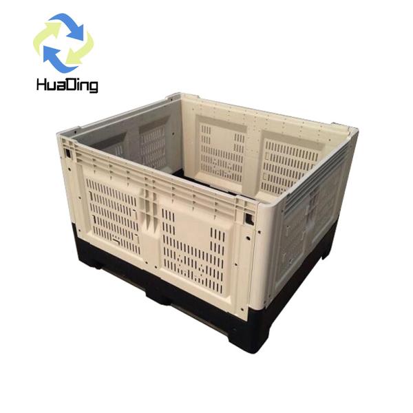 Quality Convenient Foldable Pallet Box 1120x910x660mm Internal Specification 1T Dynamic Load for sale