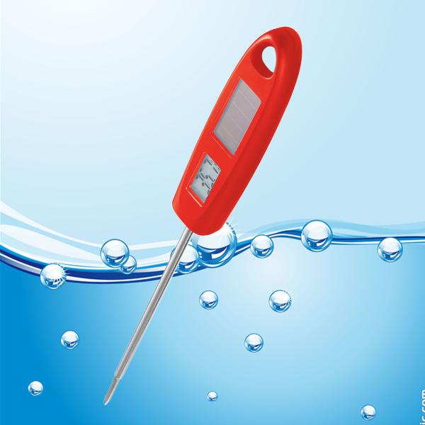 Quality Solar Energy Transparent Waterproof Meat Thermometer 5 Seconds Quick Response for sale