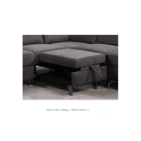 Quality 20035-L2 Practical Home Electric Recliner Sofa Folding Bed Multi Function for sale